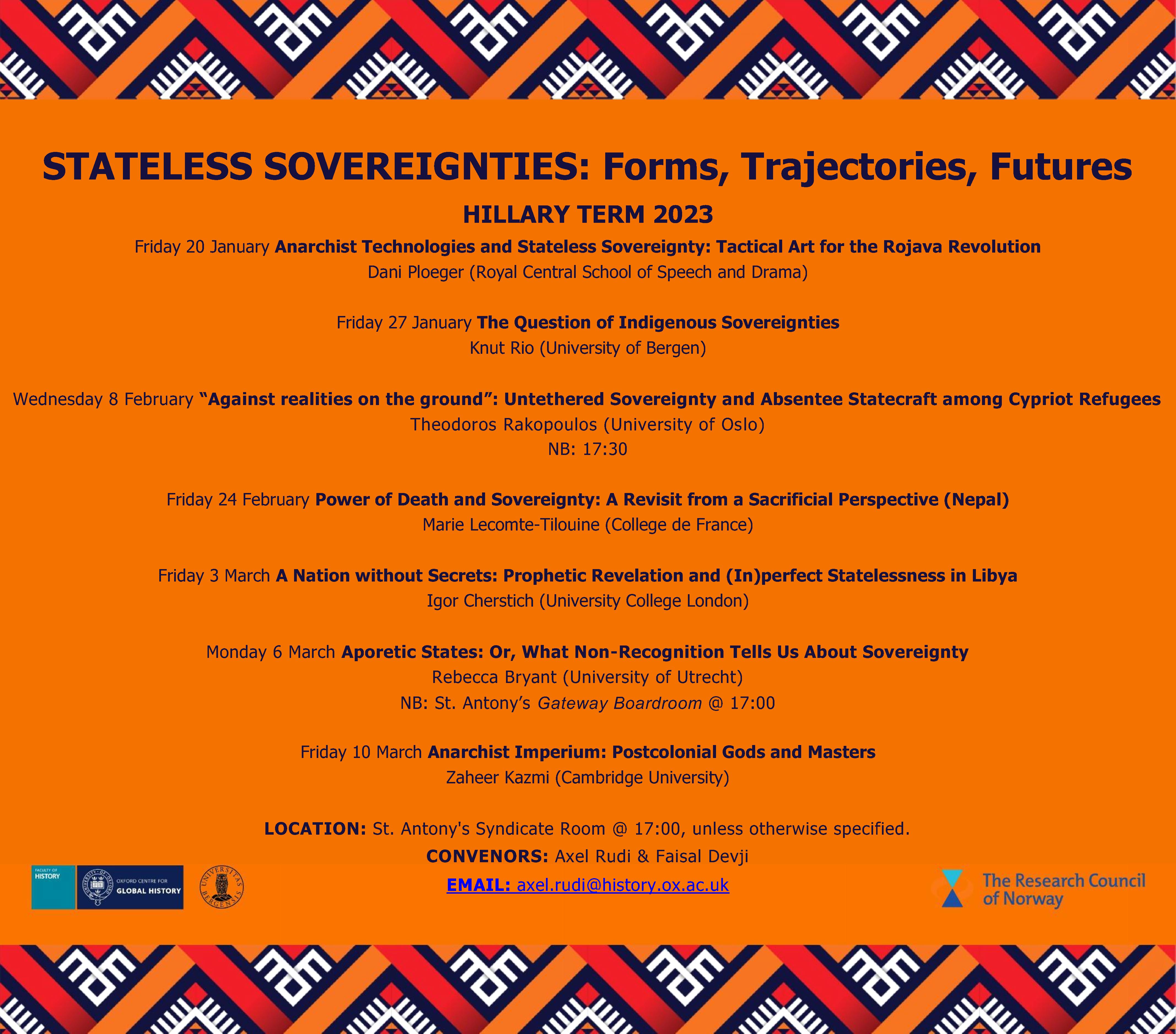 Seminar (Stateless Sovereignties): Theodoros Rakopoulos, "Against ...